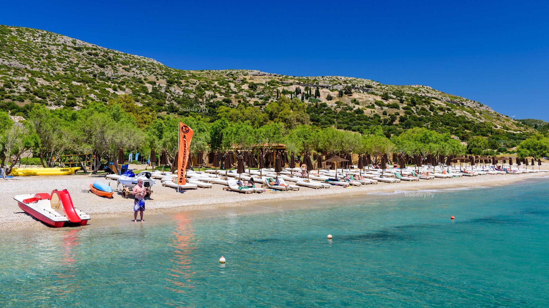 Explore Surrounded by Lush Greenery Samos Beaches with Crystal Water ...