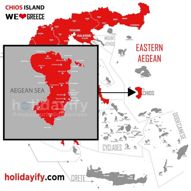 Where is Chios Island - Holidayify.com